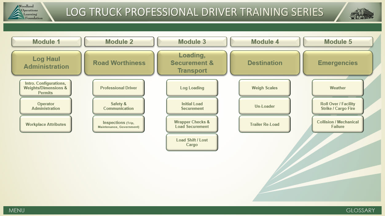 Log Truck Professional Driver Training Series - Woodland Operations ...
